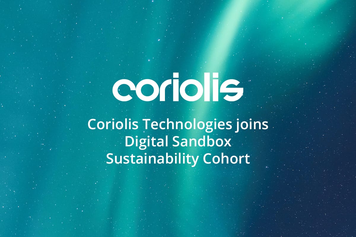 Coriolis Technologies joins Digital Sandbox Sustainability Cohort ...